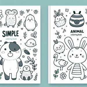 Animals Coloring Page for Kids - Fun & Educational Printable Activity ...