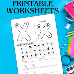 Alphabet Tracing Worksheets-preschool and Kindergarten Teaching Kit ...
