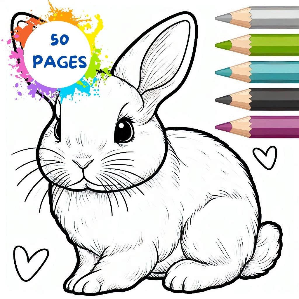 Animals Coloring Page for Kids - Fun & Educational Printable Activity ...