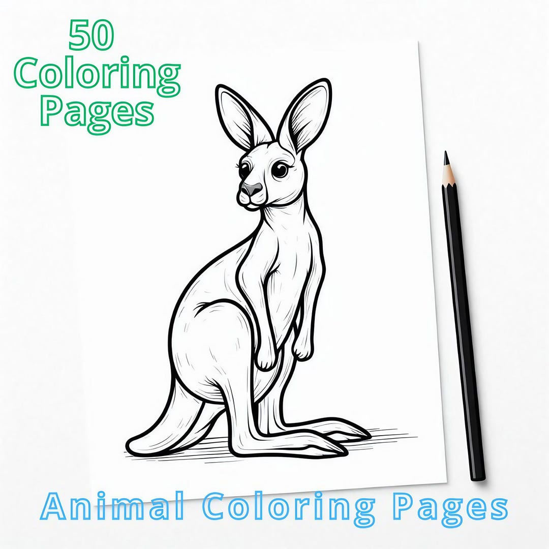 Animals Coloring Page for Kids - Fun & Educational Printable Activity ...
