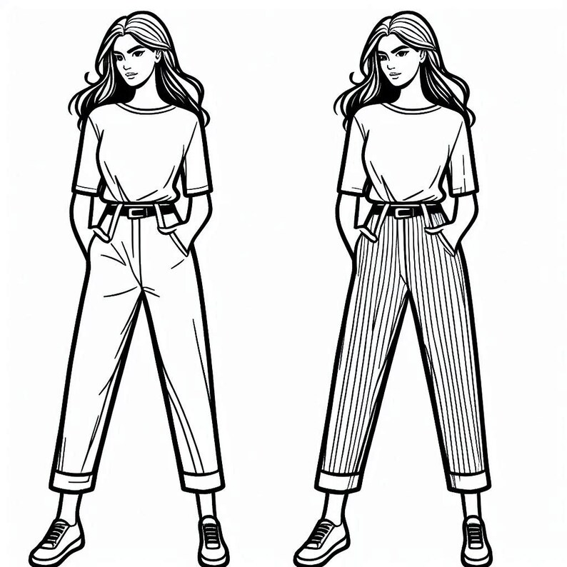 Fashion Model Coloring Pages, Fashion Dress Designs, Printable Coloring ...