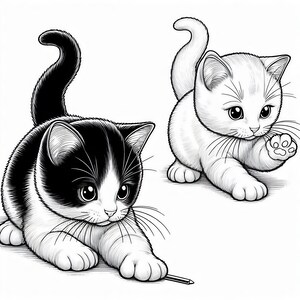 Cat Coloring Pages | Cute Printable Coloring Book for Cat Lovers ...