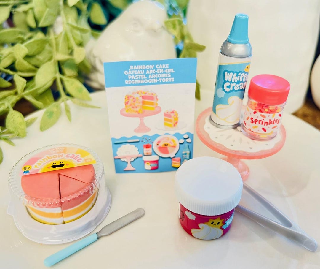 MGA Miniverse Make It Mini Food - Diner Series 3 - Rainbow Cake - Etsy