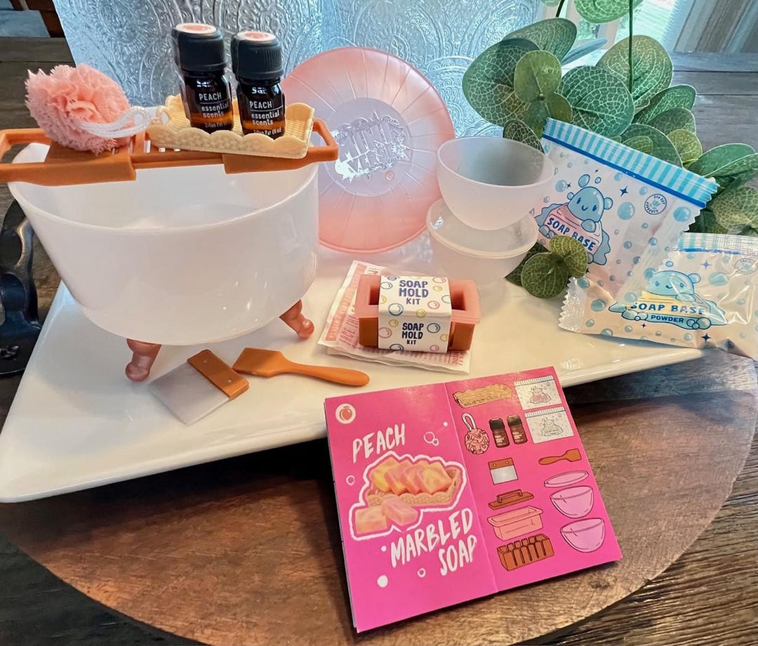 MGA Miniverse Make It Mini Spa Series 1 Real Scented Products PEACH ...