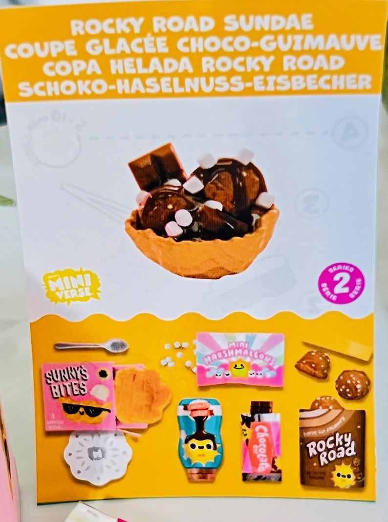 MGA Miniverse Make It Mini Food Diner Series 2 Rocky Road Sundae - Etsy