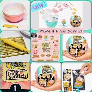 NEW - Mga's Miniverse Make It Mini - "from Scratch" Series 1 - Vanilla ...