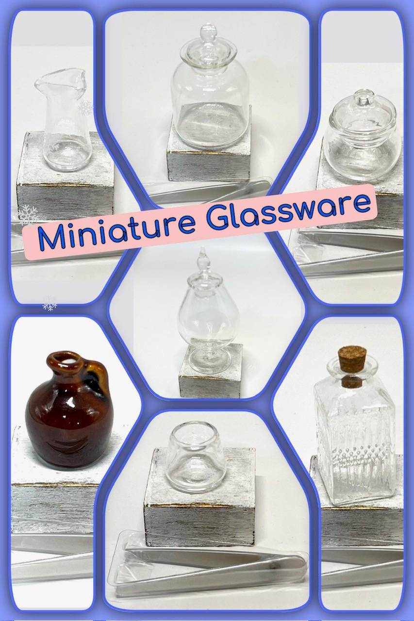 Miniature Glassware - 1 6 Scale AND 1 12 Scale - "singles" for Your ...