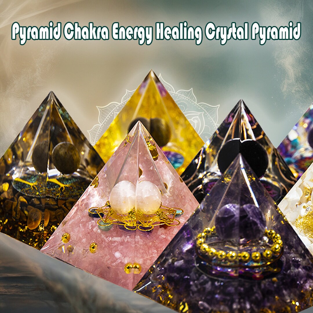 Pyramid Chakra Energy Healing Crystal Pyramid - Etsy