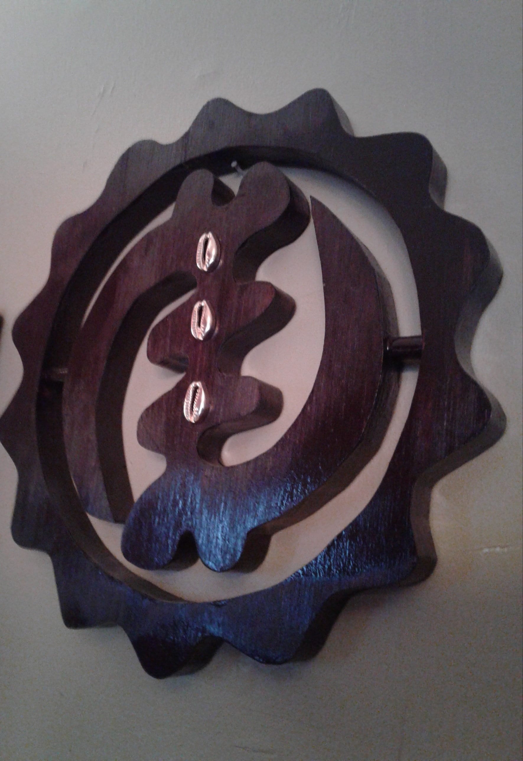 African Adinkra Symbol God Is King Cowrie Shell Collection | Etsy