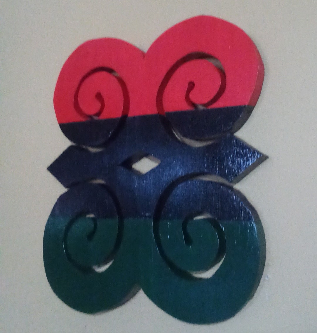 Adinkra Wall Art Dweinnem Humility and Strength - Etsy