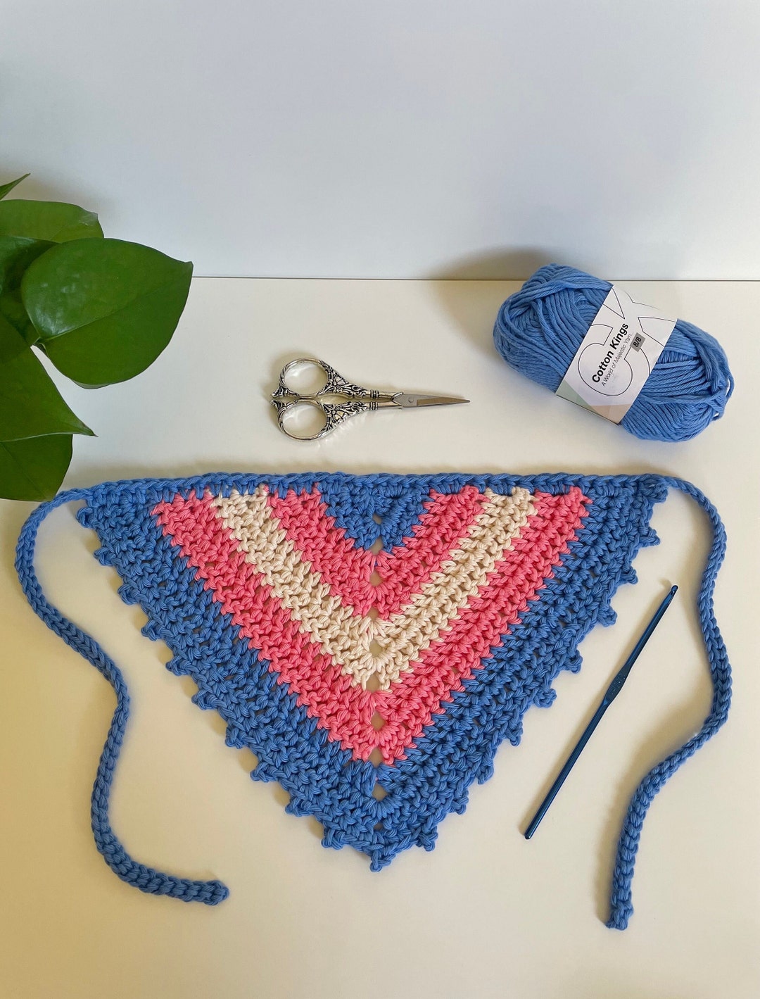 Transgender Pride Flag Crochet Bandana - Etsy