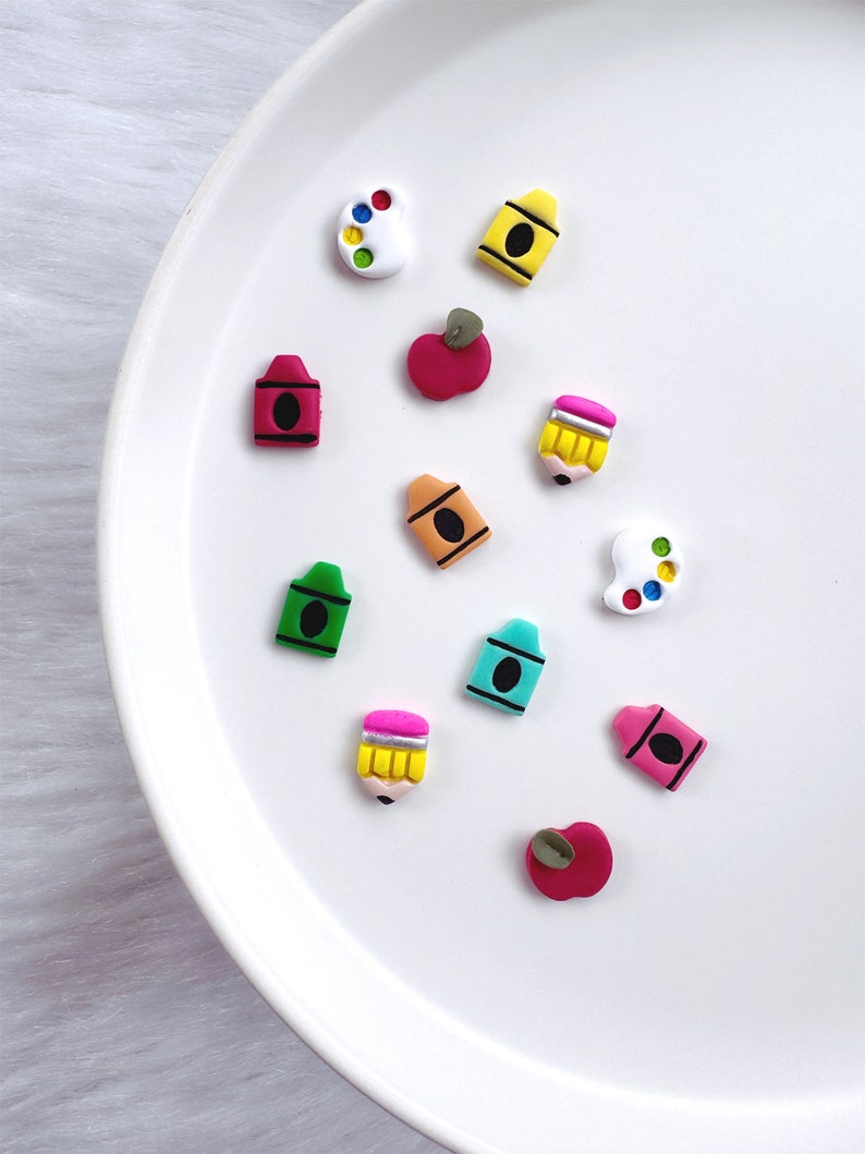 Paint Palette Clay Stud Back to School Clay Stud Art Teacher Gift ...