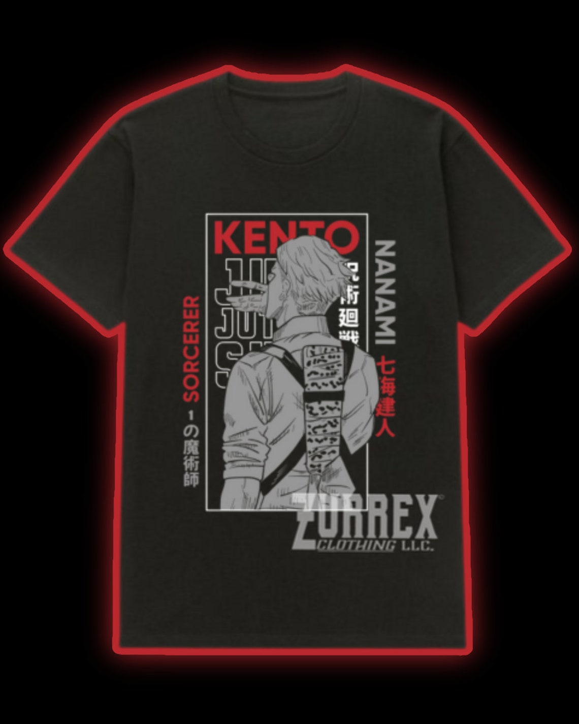 Kento Nanami Tee; Jujutsu Kaisen Shirt; Anime Shirt; Jjk Shirt; Nanami ...