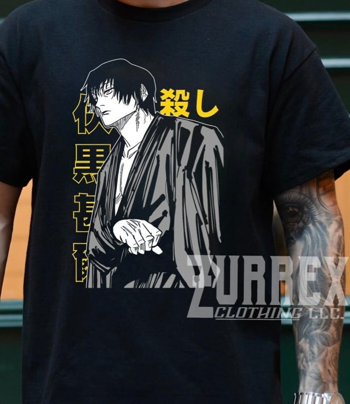 Toji Fushiguro Tee; Jujutsu Kaisen Shirt; Anime Shirt; Jjk Shirt; Toji ...