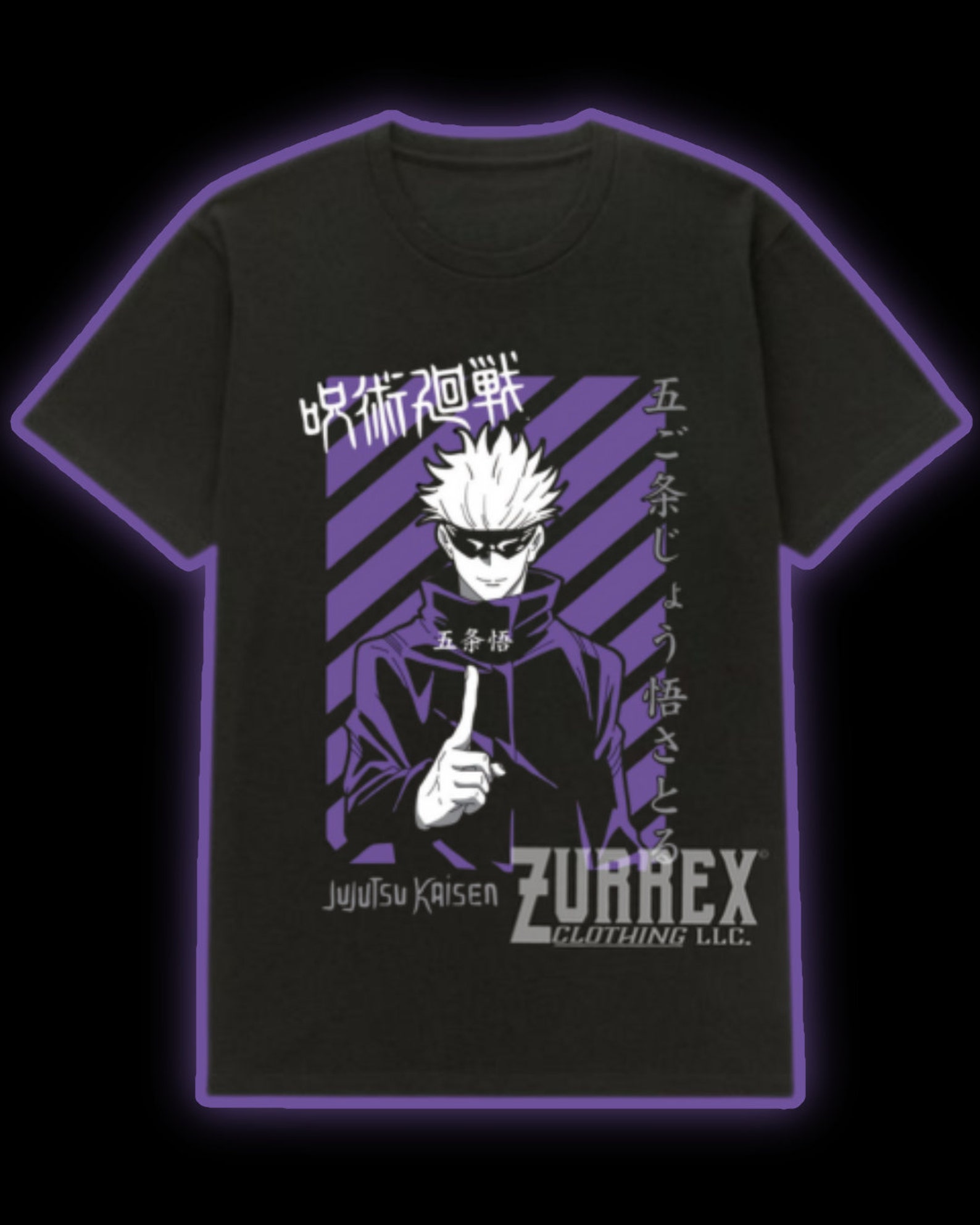 Satoru Gojo Tee Jujutsu Kaisen Shirt Anime Shirt Jjk Shirt Gojo Shirt ...