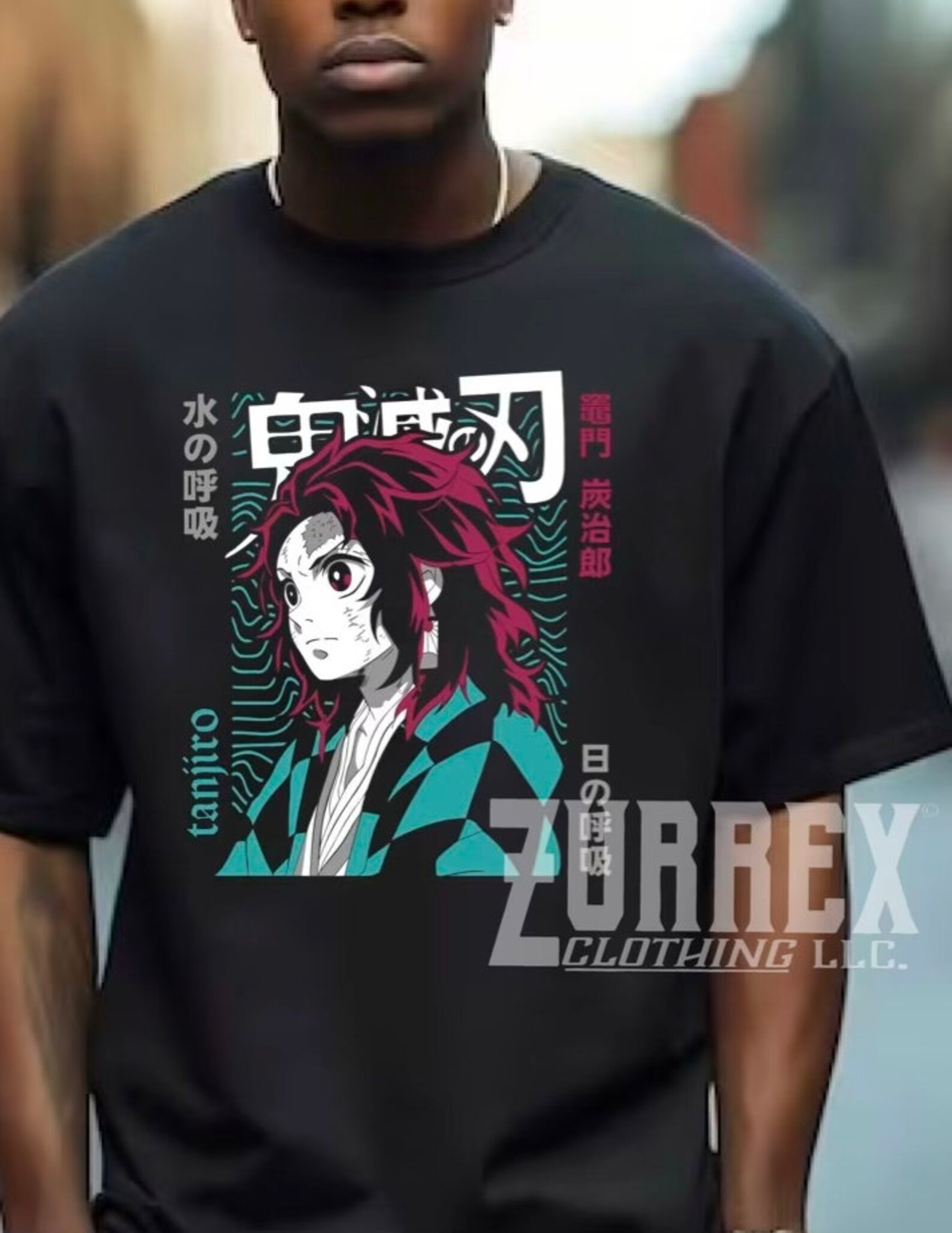Tanjiro Kamado Tee; Anime Shirt; Demon Slayer Shirt; Demon Slayer ...