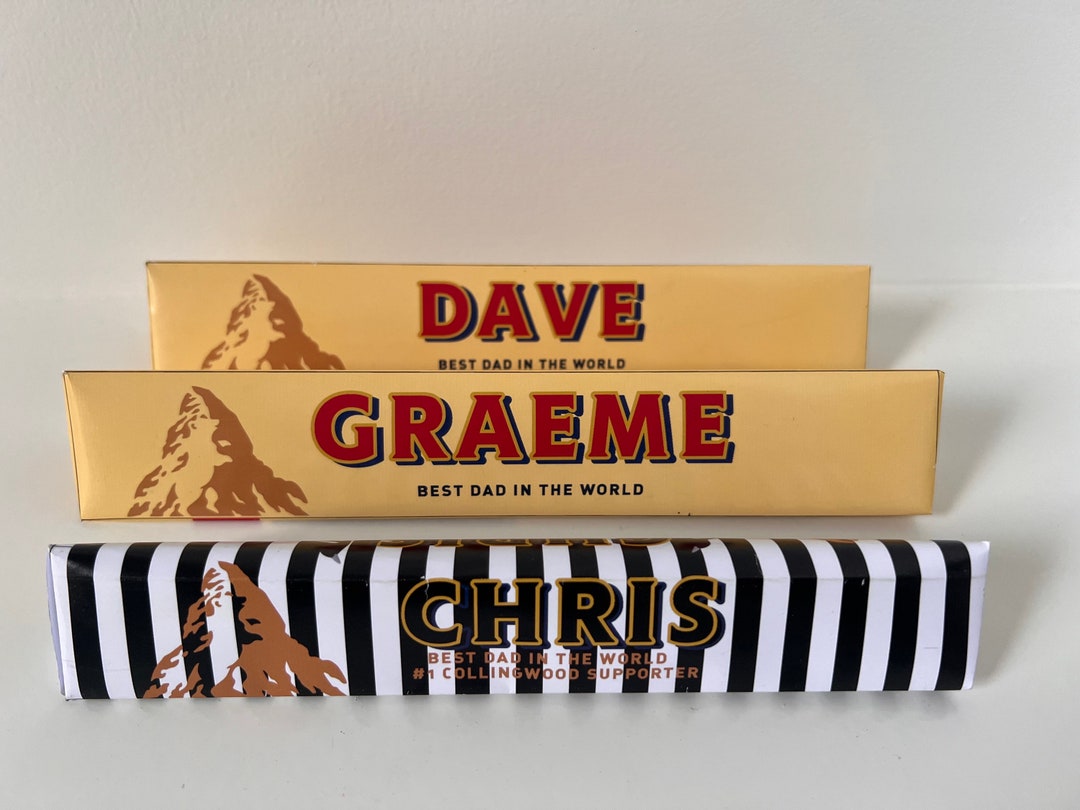 Custom Chocolate Log Bar, Personalised Chocolate Bar, Custom Chocolate ...