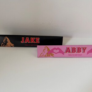 Custom Chocolate Log Bar, Personalised Chocolate Bar, Custom Chocolate ...