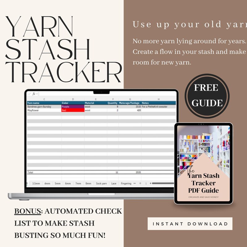 Yarn Stash - Etsy