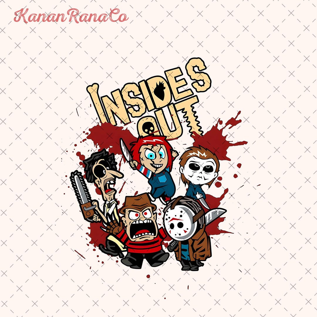 Inside Out Horror Character Halloween Png, Halloween Inside Out ...