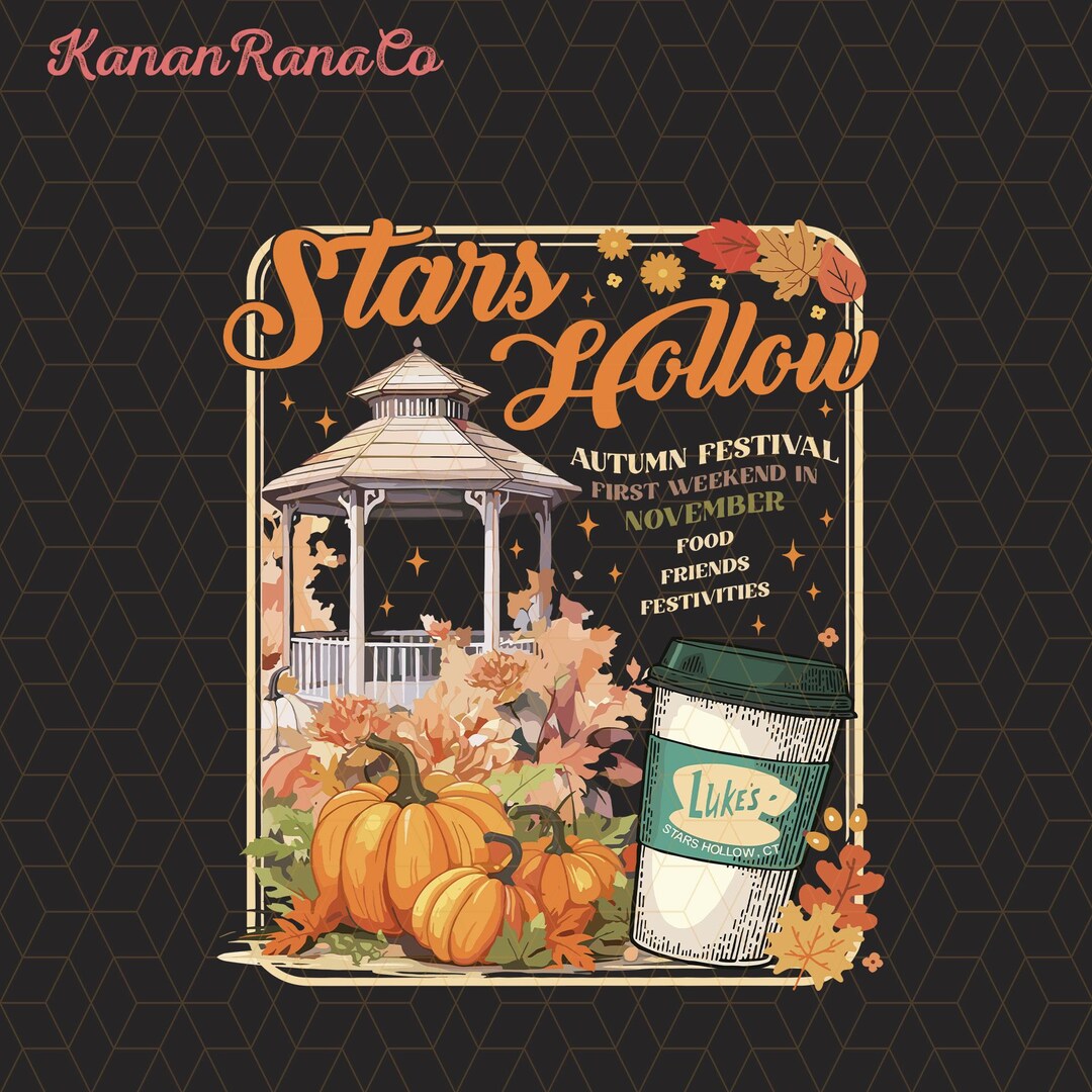 Stars Hollow Png, Autumn Festival Png, Stars Hollow Connecticut Png ...