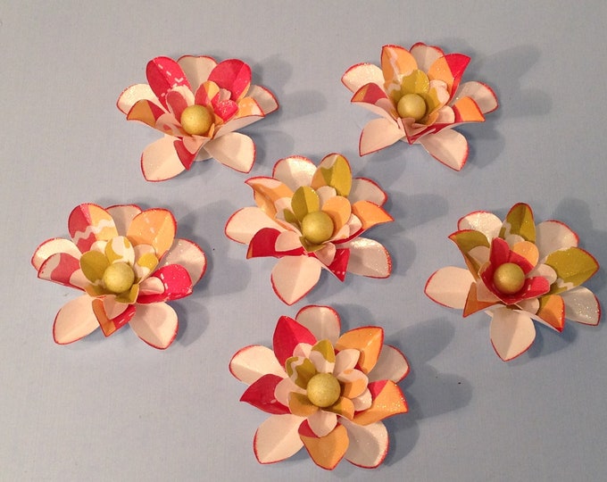 SALE, 30% OFF, Paper Flowers, Embellishments, Decorations, Collage ...