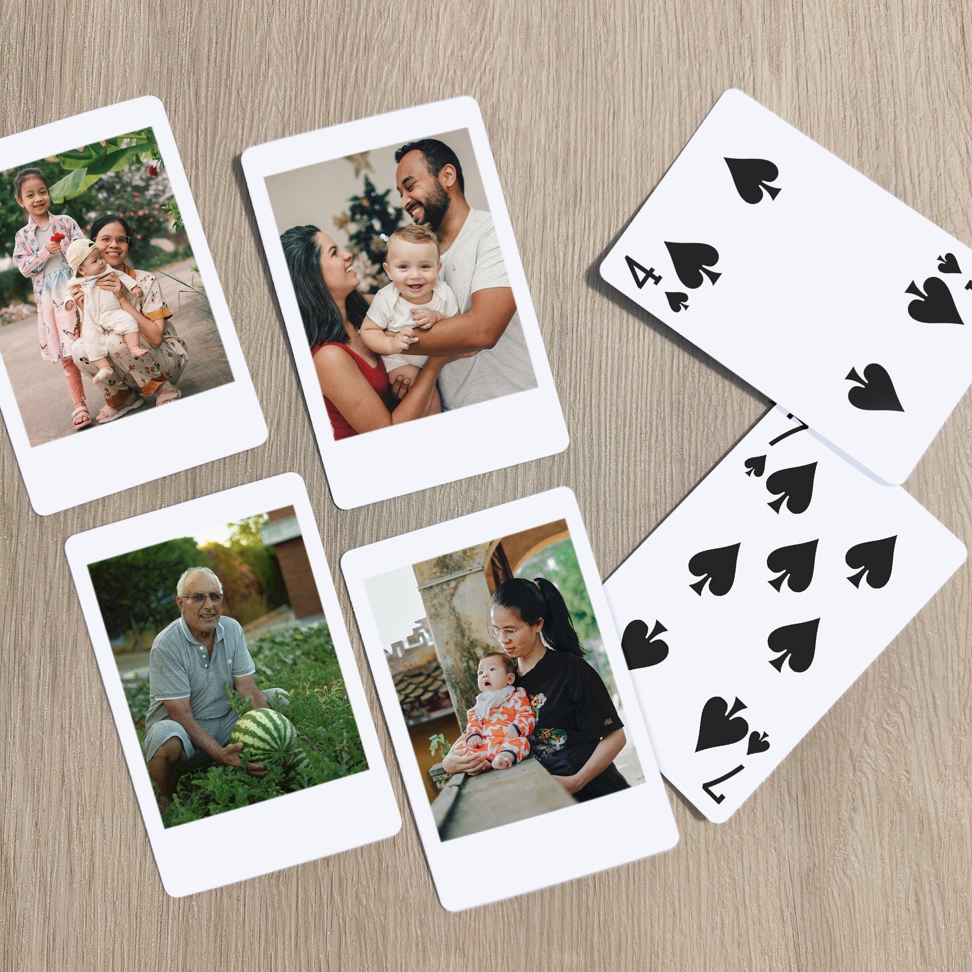 Custom Playing Cards Custom 54 Backs, Card Deck, Personalized Playing ...