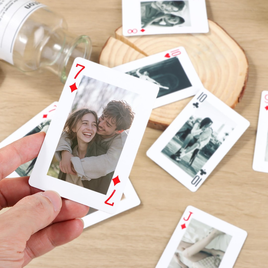 Custom Playing Cards From Photo, Wedding Souvenir Playing Cards ...