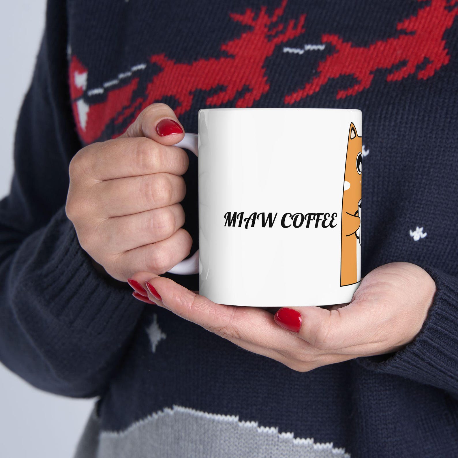 Cat Ceramic Mug, Funny Cat Coffee Cup, Cat Lover Gift, Me Time Mug ...