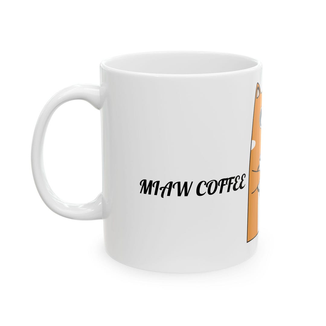 Cat Ceramic Mug, Funny Cat Coffee Cup, Cat Lover Gift, Me Time Mug ...