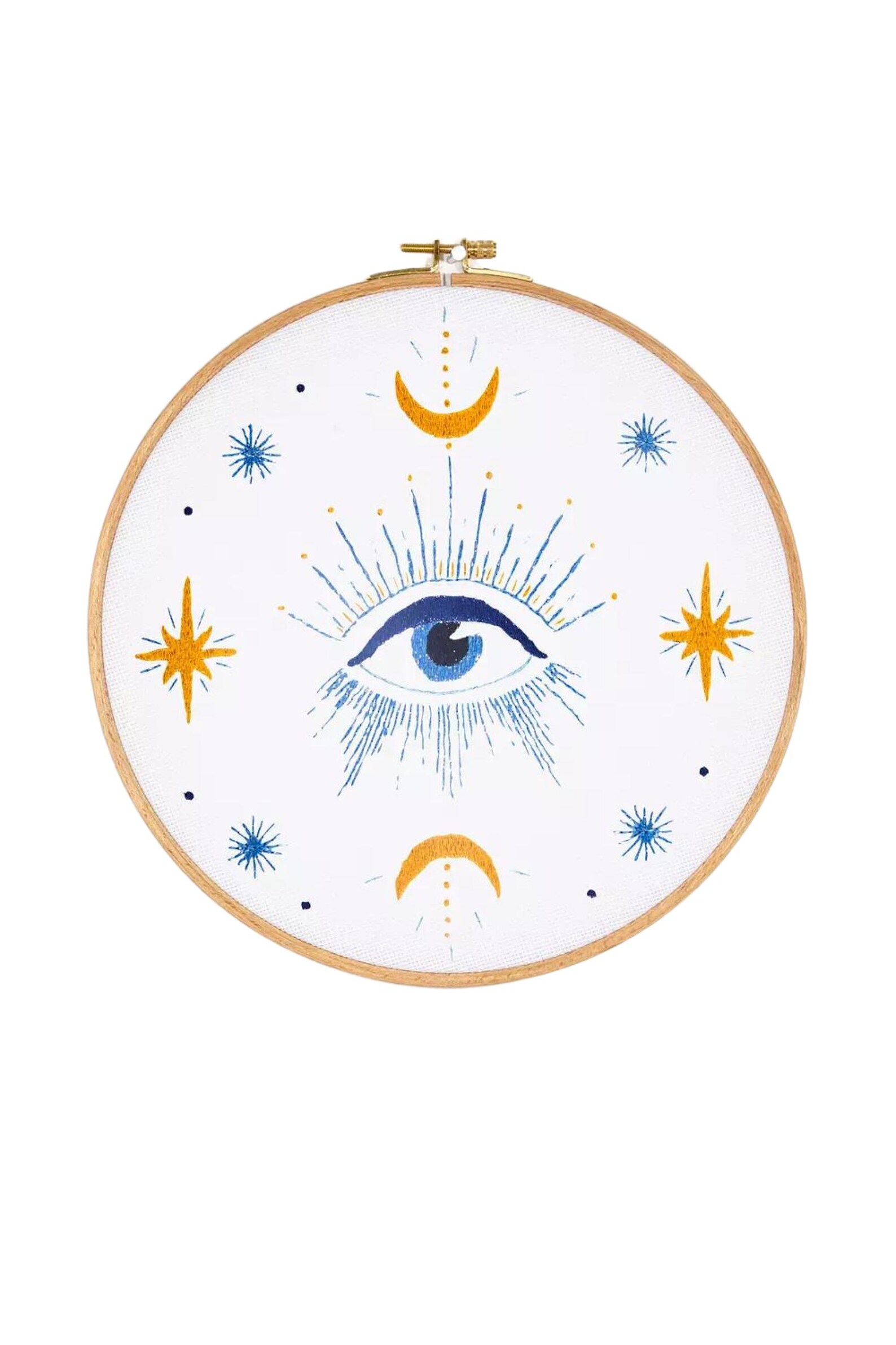 Easy Embroidery Pattern Evil Eye Instant Download Stand Out Among ...
