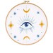Easy Embroidery Pattern Evil Eye Instant Download Stand Out Among ...