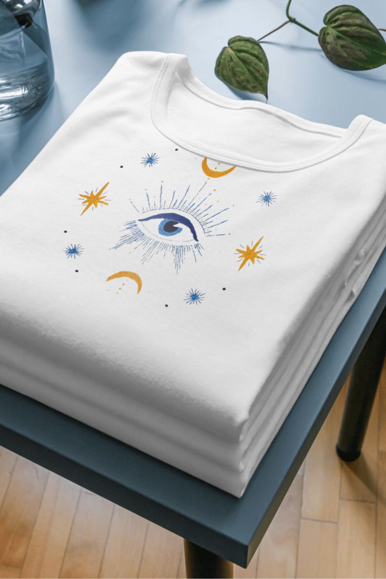 Easy Embroidery Pattern Evil Eye Instant Download Stand Out Among ...