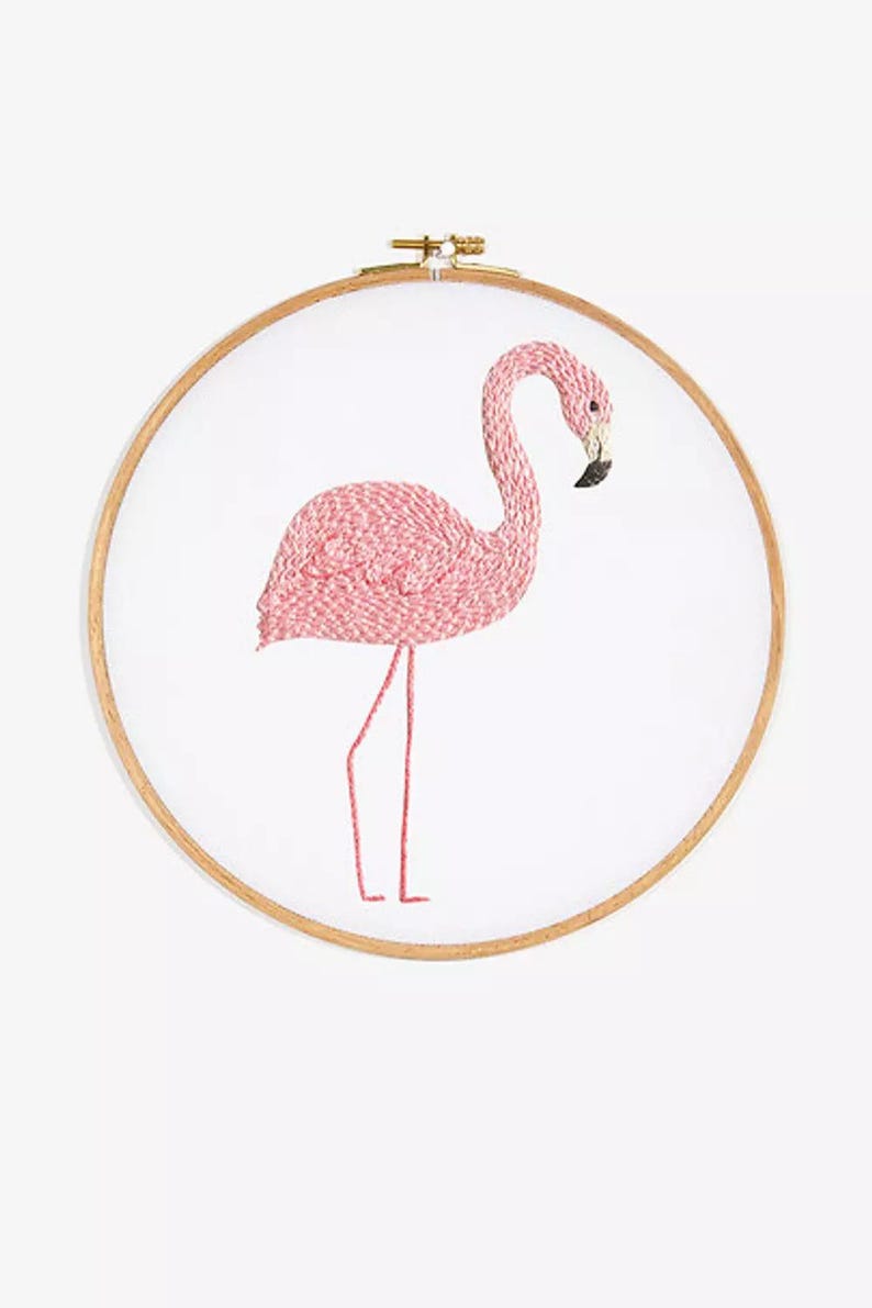 Best Embroidery Designs Flamingo Scheme Instant Download /pdf ...