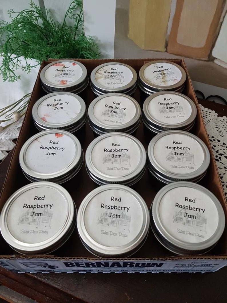 Red Raspberry Jam - Etsy