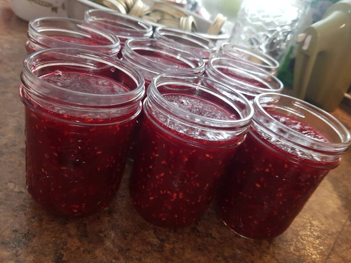 Red Raspberry Jam - Etsy