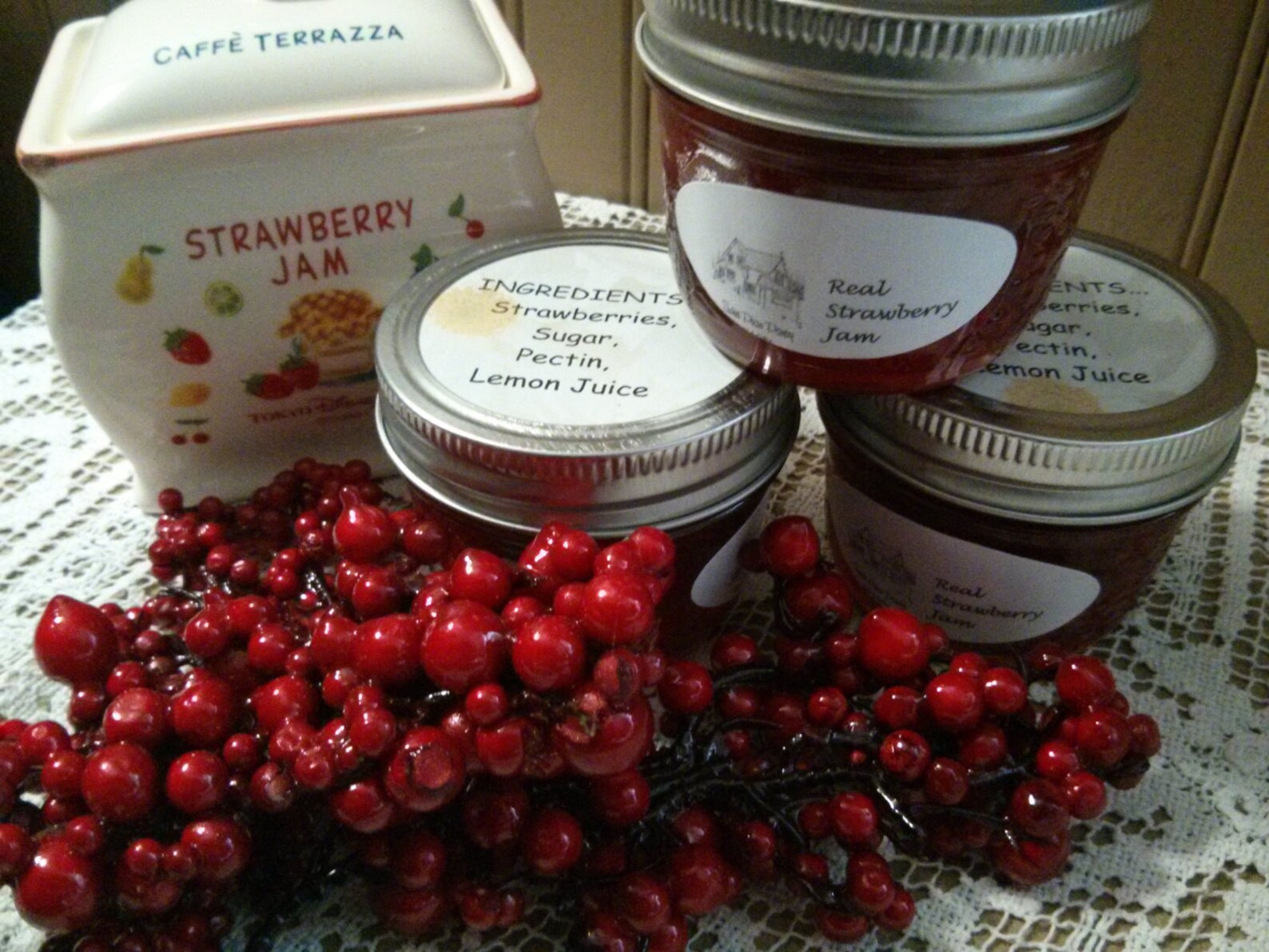 Real Strawberry Jam | Etsy