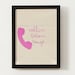 LSU Print, Pink, Girly Wall Decor, Trendy Wall Print, College Apartment ...