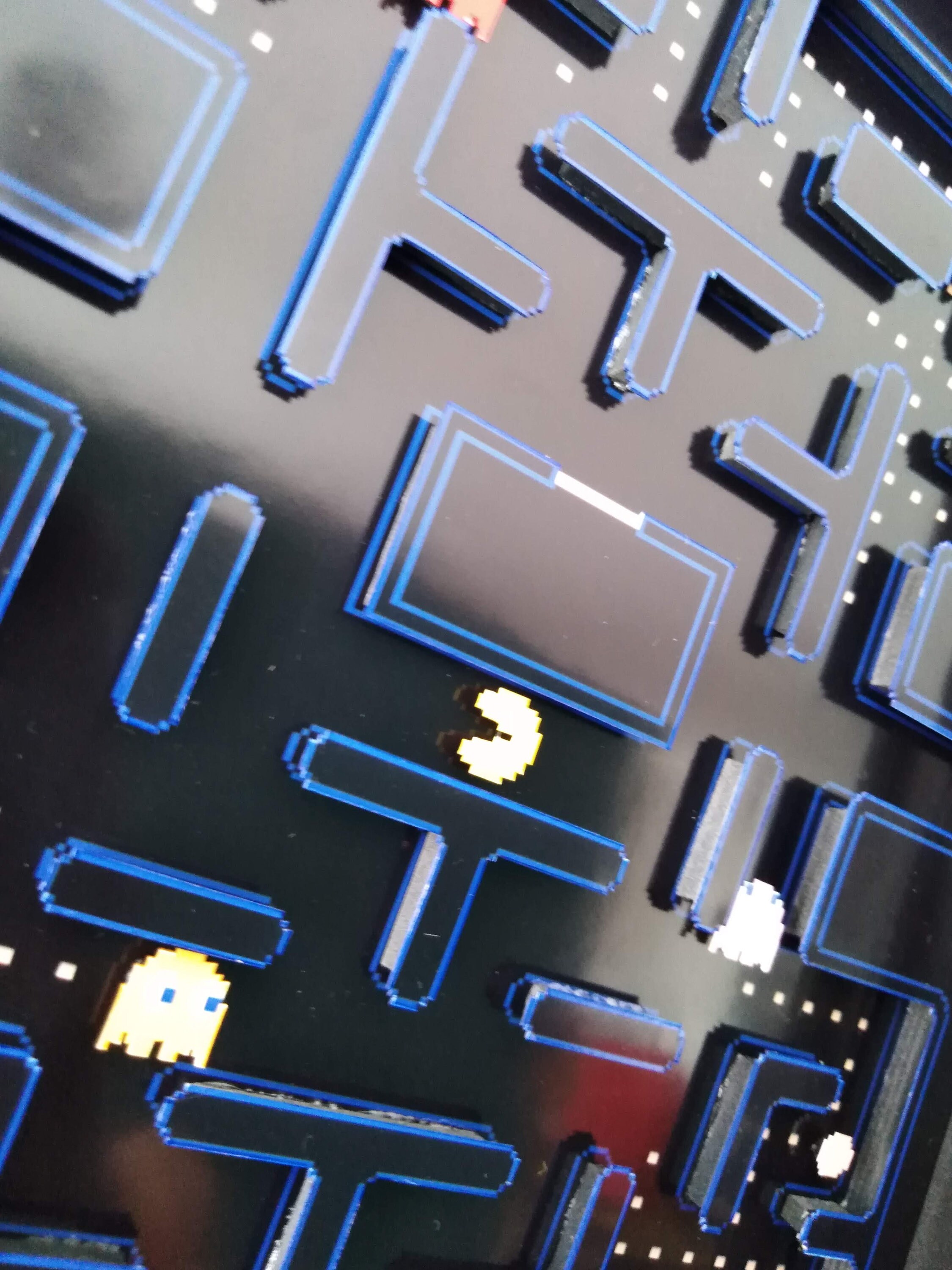 Pac-man Arcade Shadow Box Diorama - Retro Gamer Decor - Unique Gift for ...