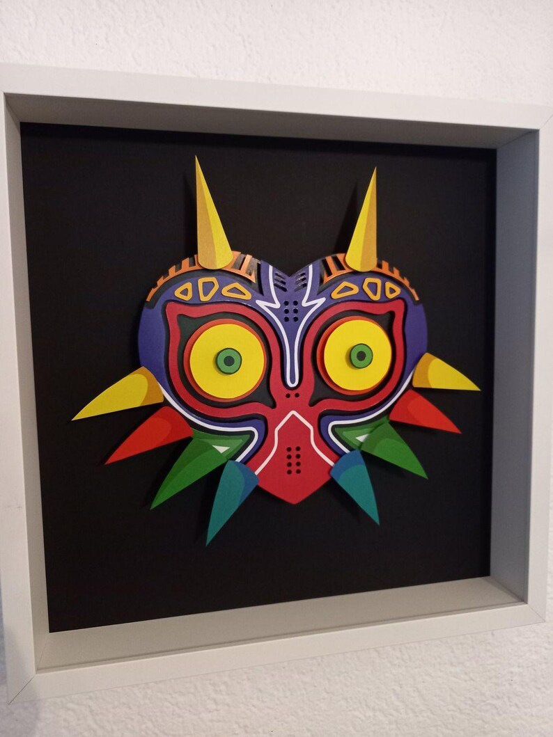 The Legend of Zelda: Majora's Mask Nintendo 64 Shadow Box Diorama ...