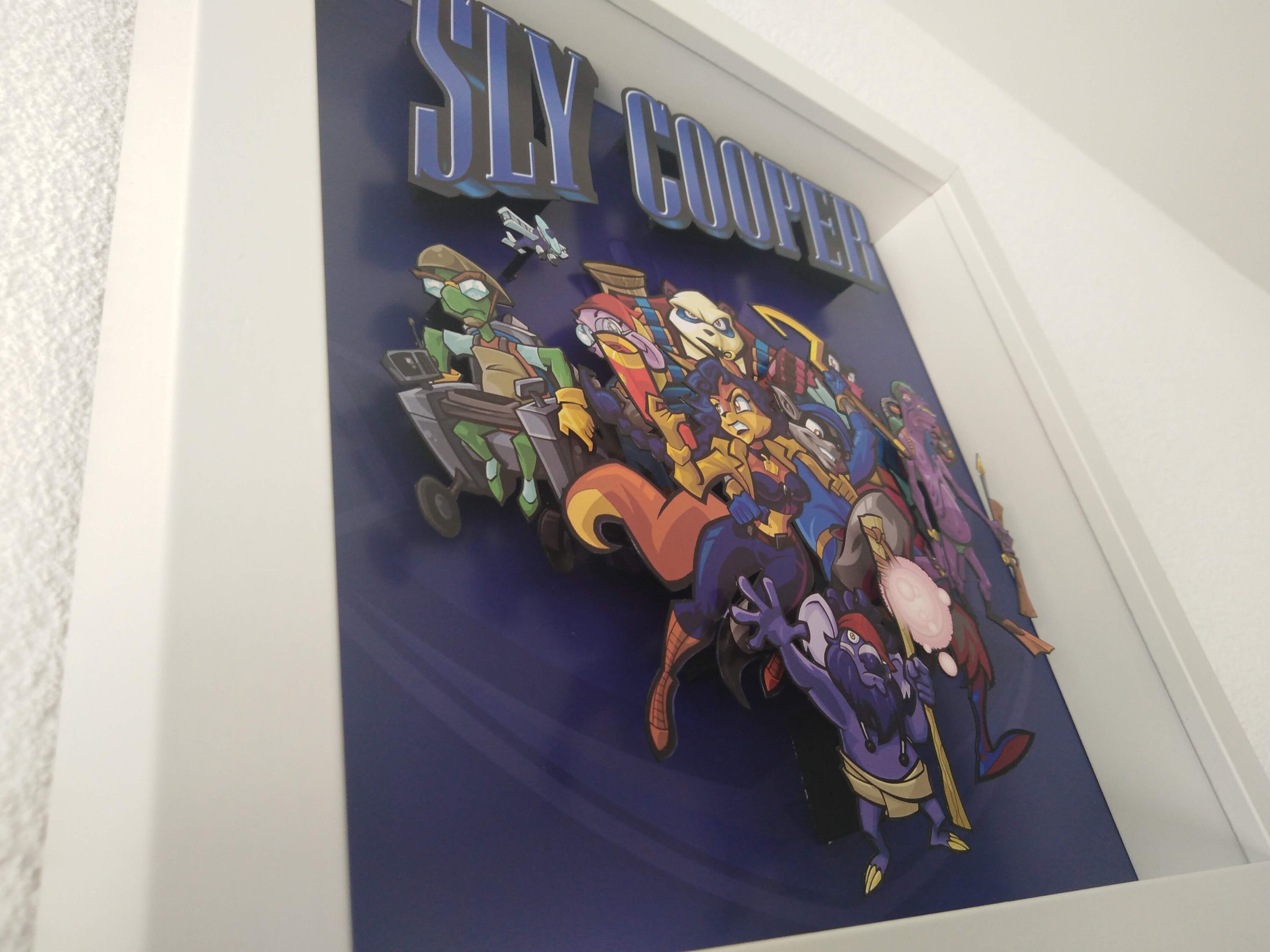 Sly Cooper PS2 Shadow Box Diorama - Unique Handcrafted Gaming Art ...