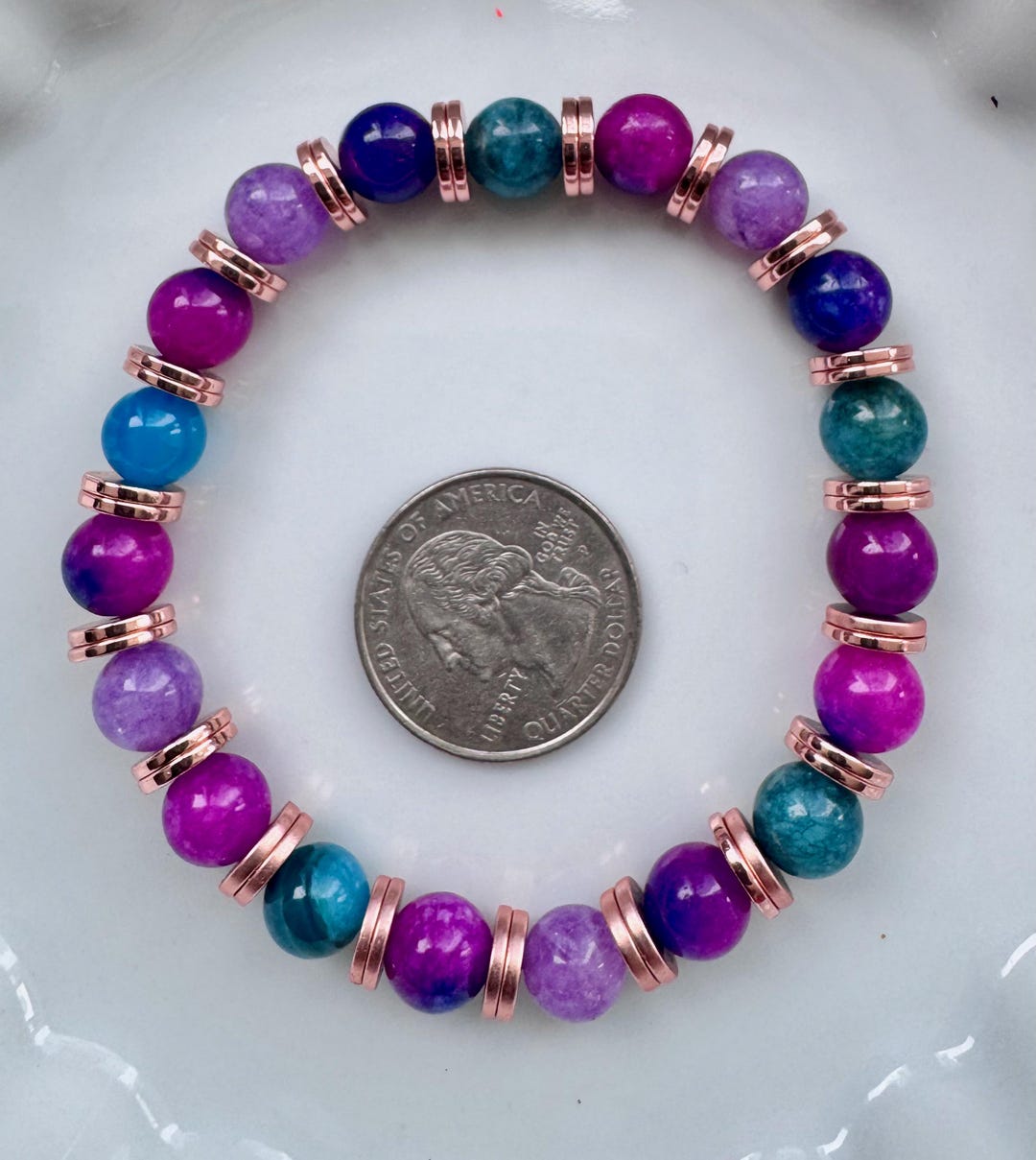 Jedi Mind Sanity Shield Bracelet | Sugilite, Apatite and Amethyst Chaos ...
