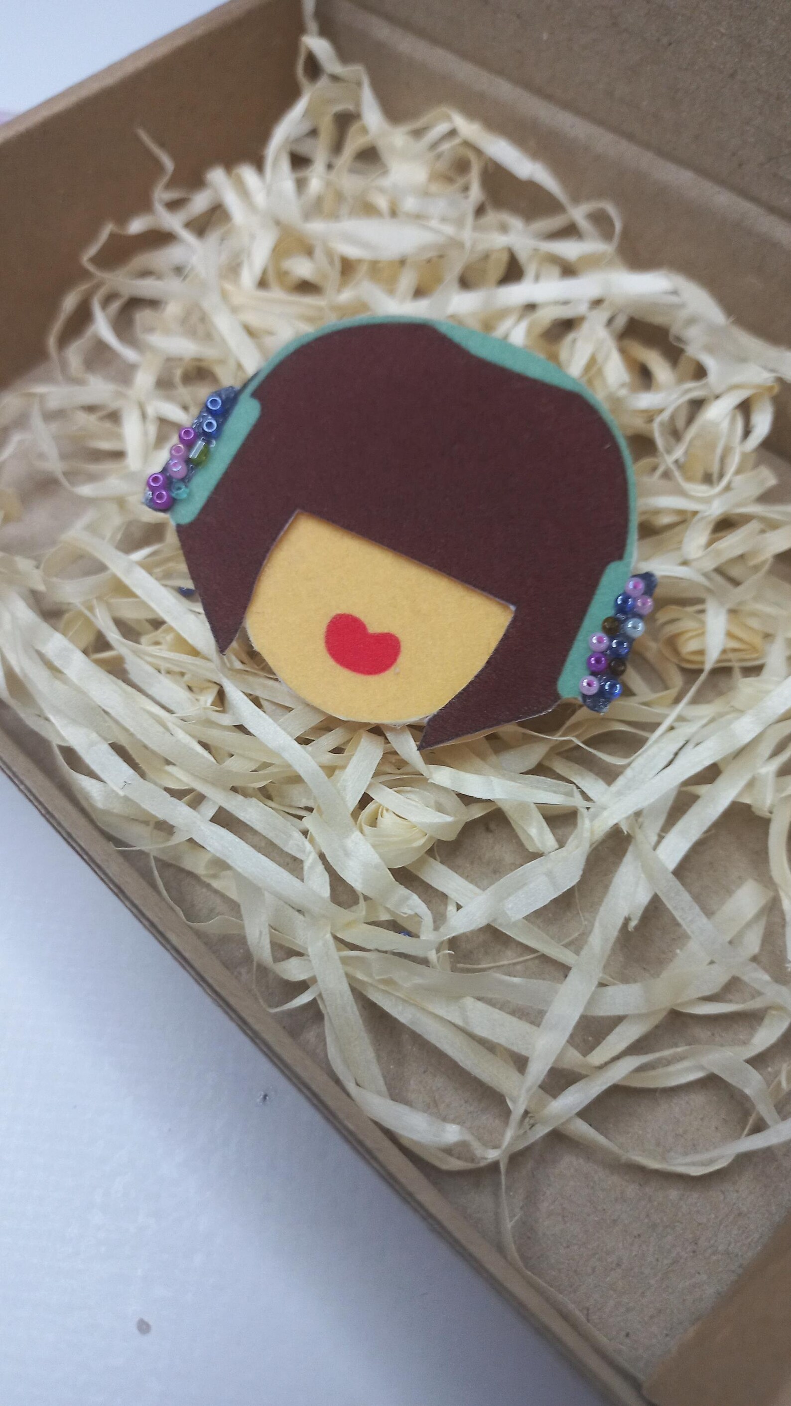 DIY "cute Girl" Master-class on Making Felt Brooch by Mk in a Box, Make ...
