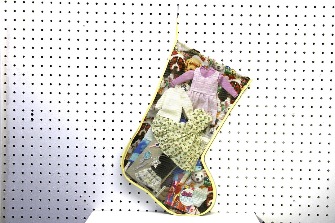 Barbie Wardrobe With Accesories and Handmade Christmas Stocking - Etsy