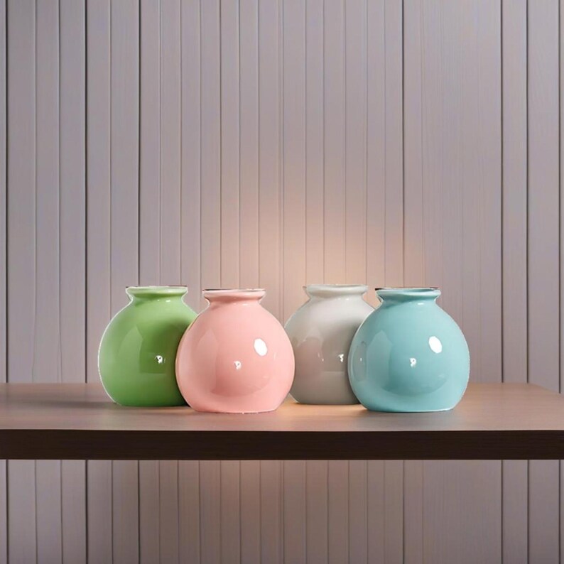 Mini Pottery Vase Gifts, Unique Tiny Vase, Small Bud Vase Ceramic Gifts ...