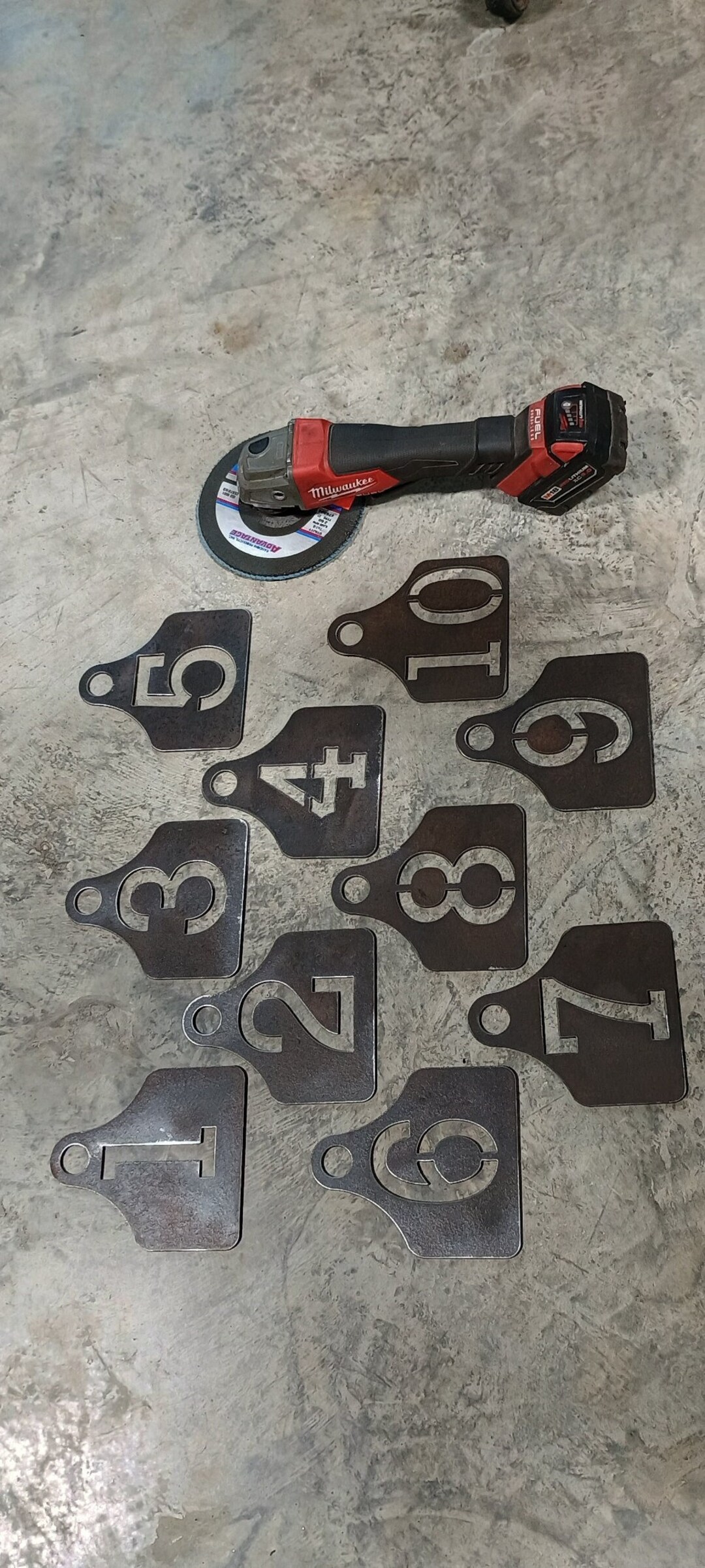 Cattle Ear Tag Number Plates - Etsy