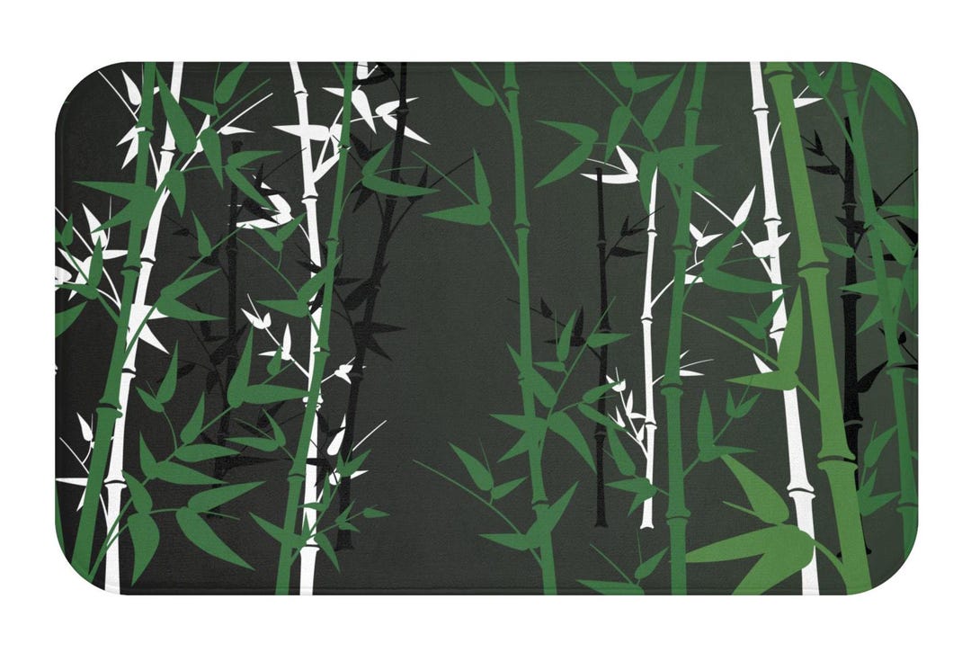 Bamboo Bath Mats, Custom Asian Inspired Spa Decor, Housewarming Gift ...