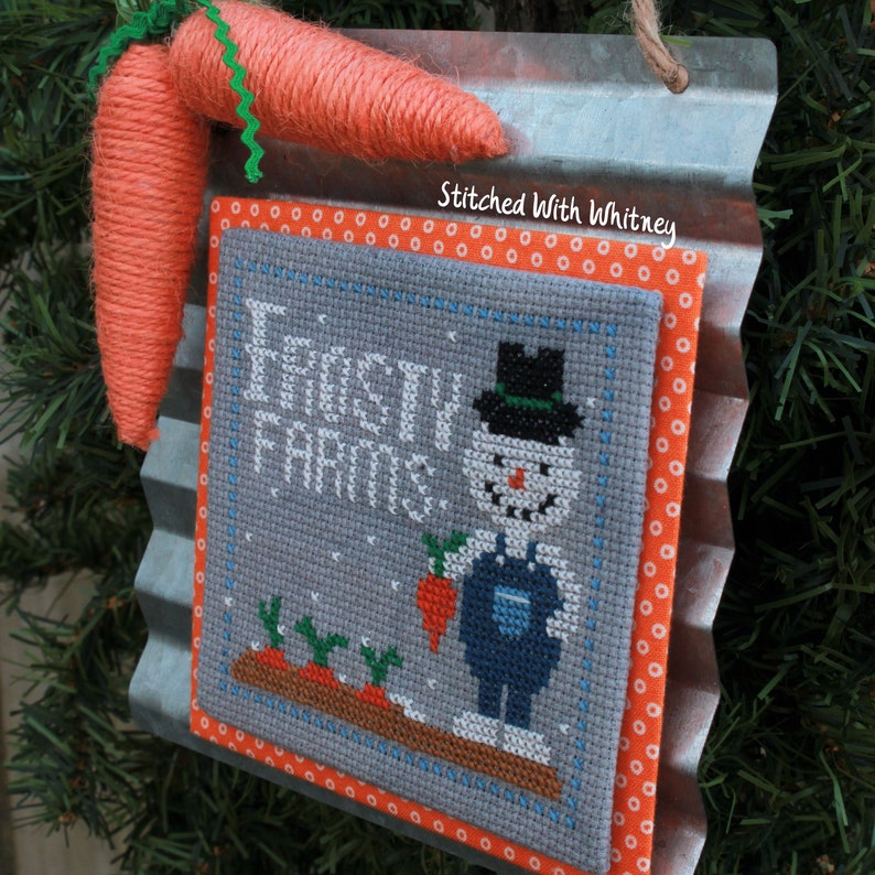 Frosty Farms - Crop of Characters - Cross Stitch PDF Pattern - Etsy