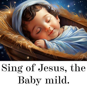 He is Born, the Divine Christ Child Flipchart Lyrics Christmas Song - Etsy