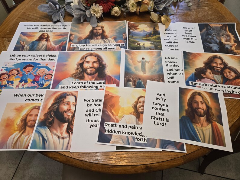 When the Savior Comes Again Primary Song Flipchart / Church of Jesus ...